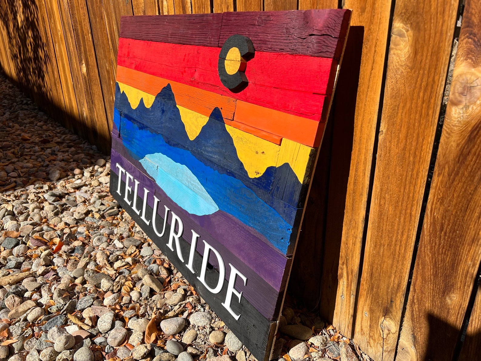 Telluride Colorado 3D Reclaimed Wood Sign - Etsy