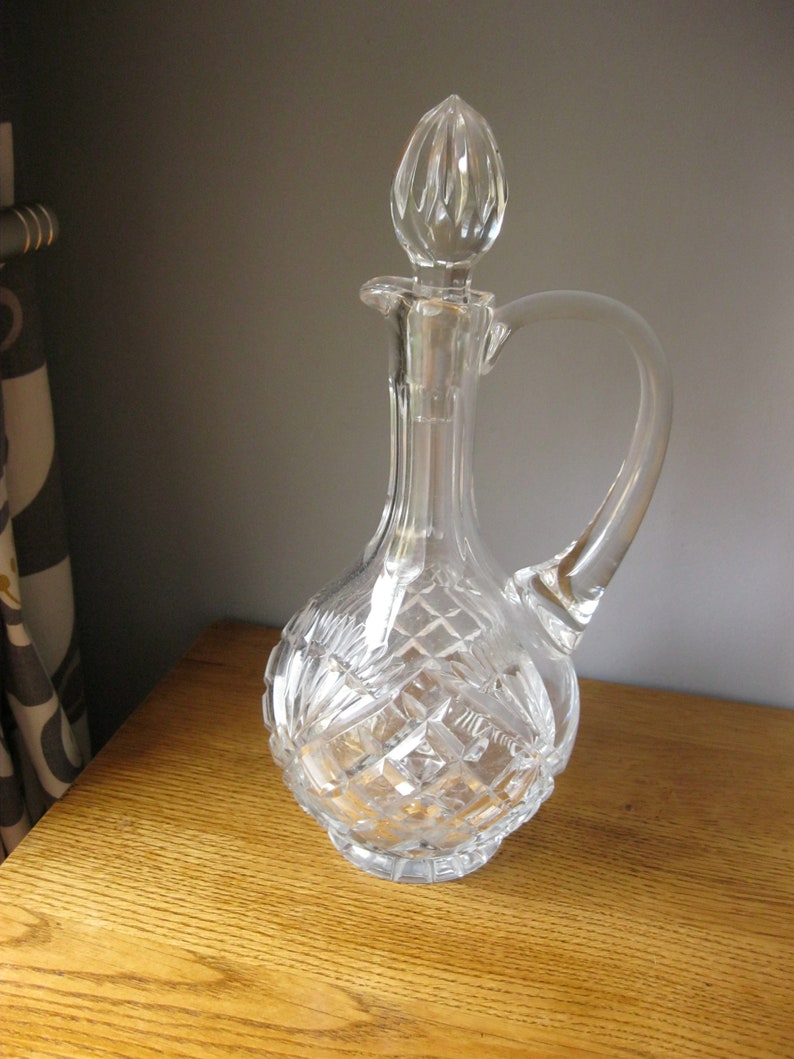 Victoria Cut Glass Wine Decanter - Etsy