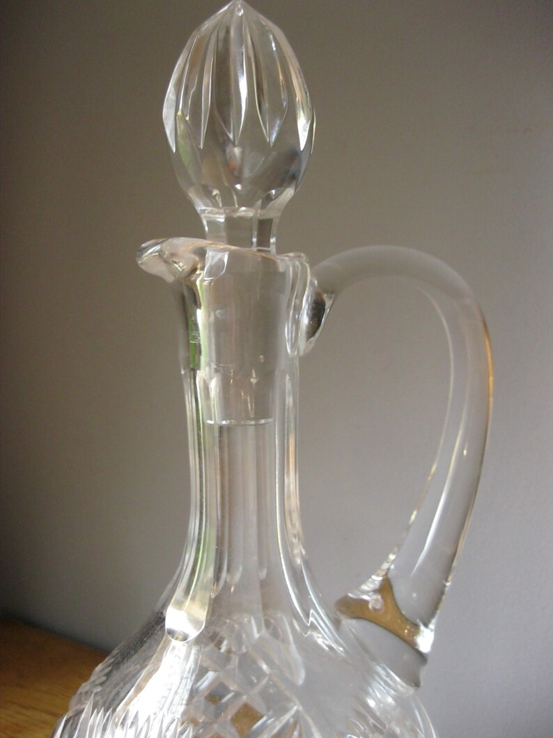 Victoria Cut Glass Wine Decanter - Etsy