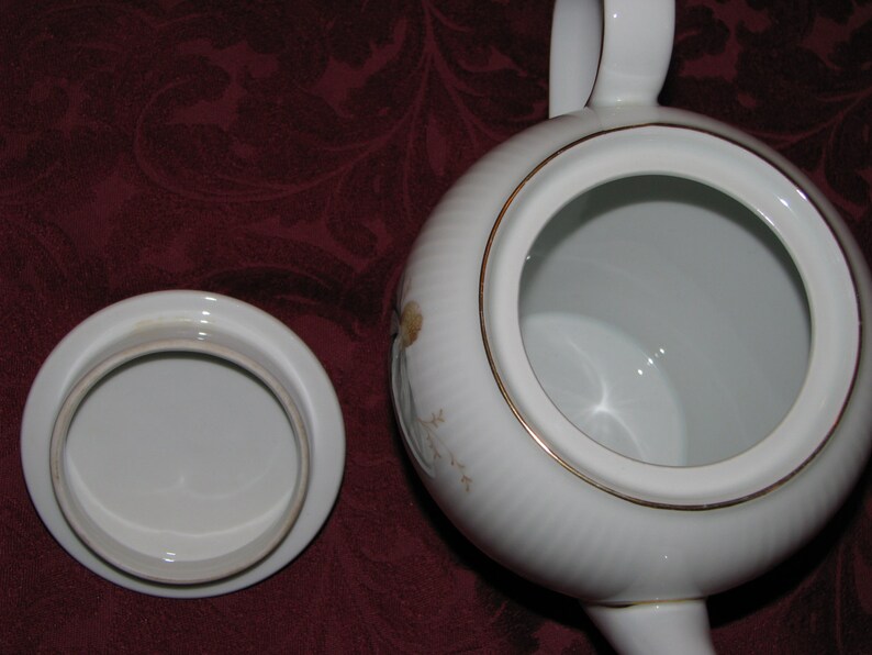 Vintage German Thomas Rosenthal Porcelain Teapot Coneflower - Etsy