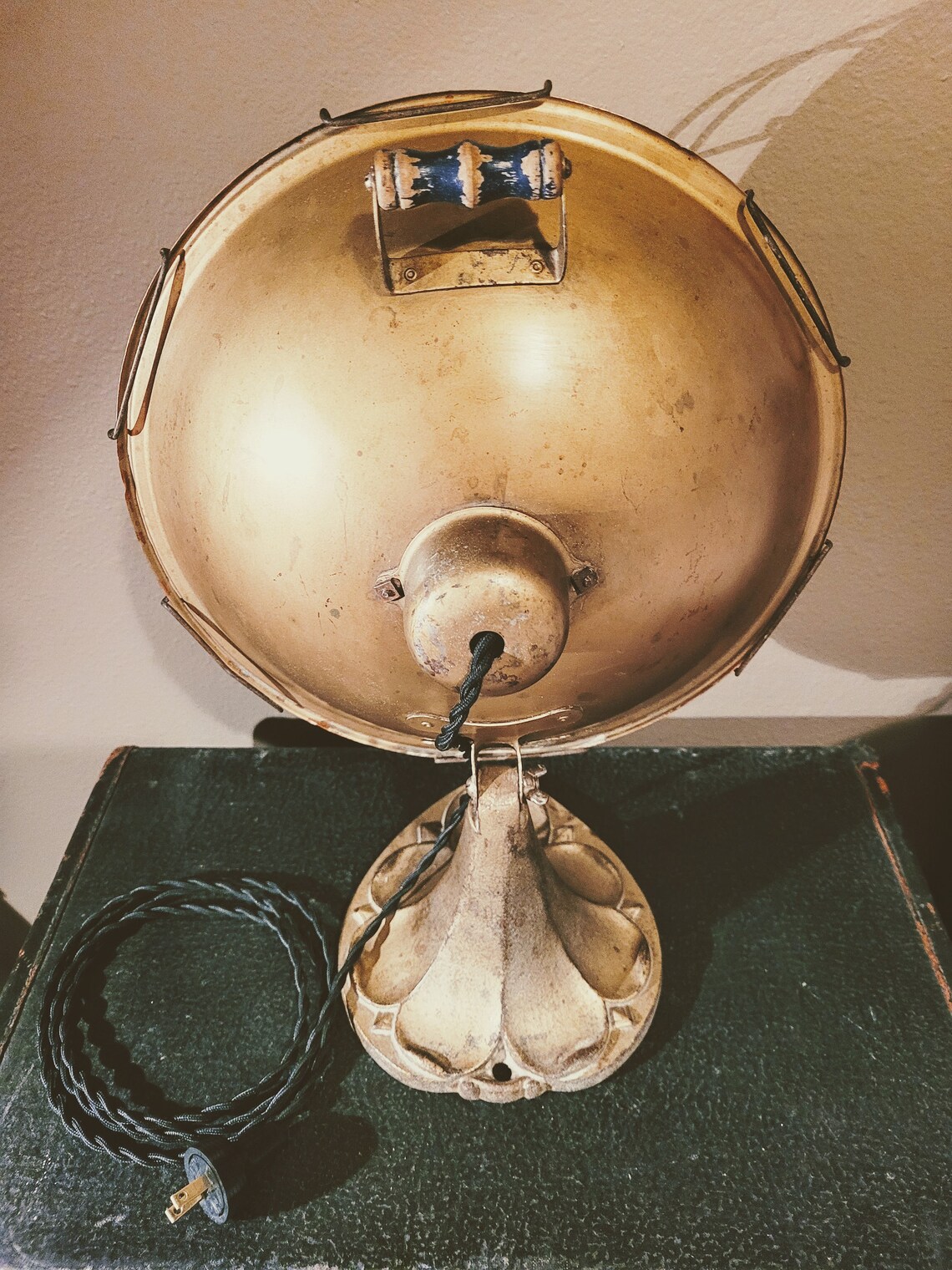 Vintage Industrial Light Glow Heater Blue Line Montgomery - Etsy