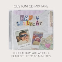Custom Mixtape CD: Personalized Music Mix - Your Favorite Songs - Etsy