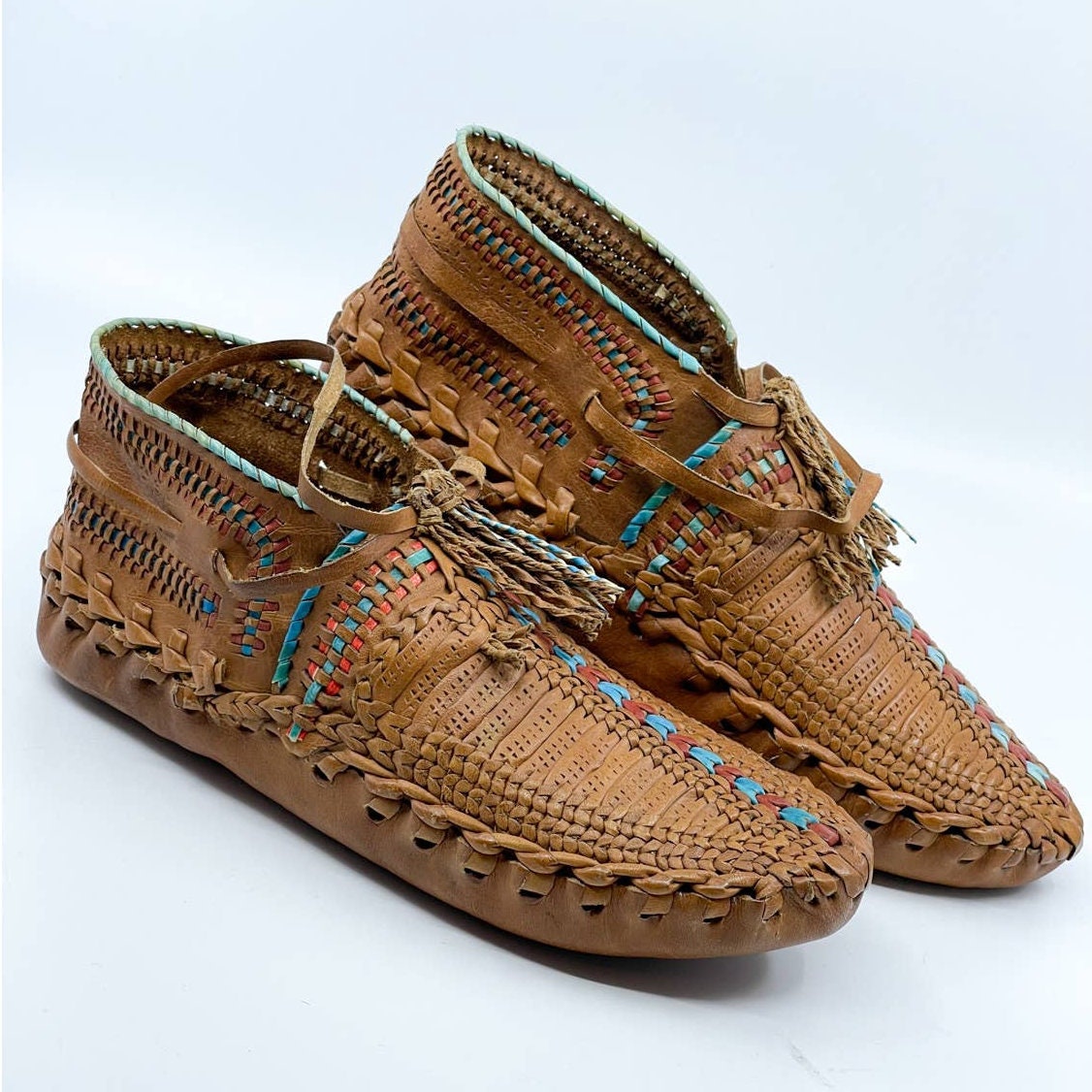 Native American real made moccasins size 9 - munimoro.gob.pe