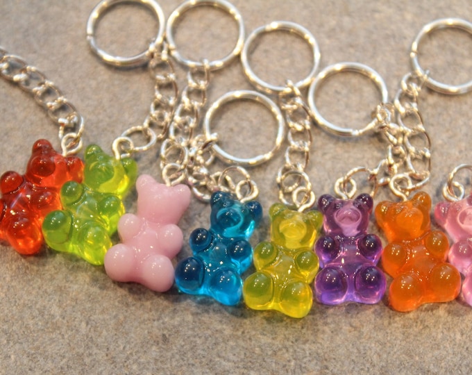 Mini Gummy Bear Keychain | Cute Gummy Bear Keychain | Candy Keychain ...
