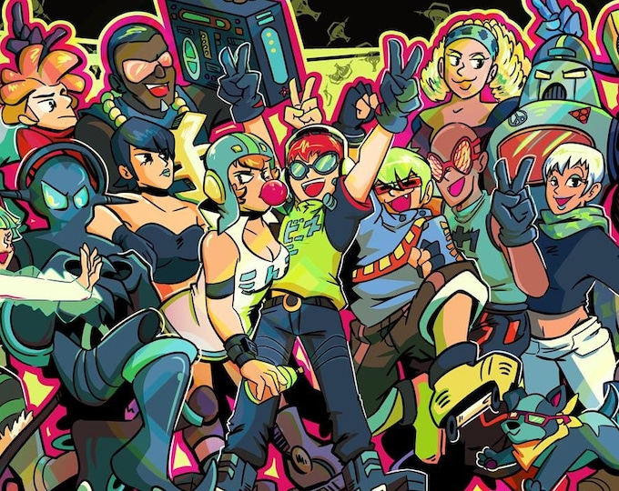Jet Set Radio Future-print - Etsy