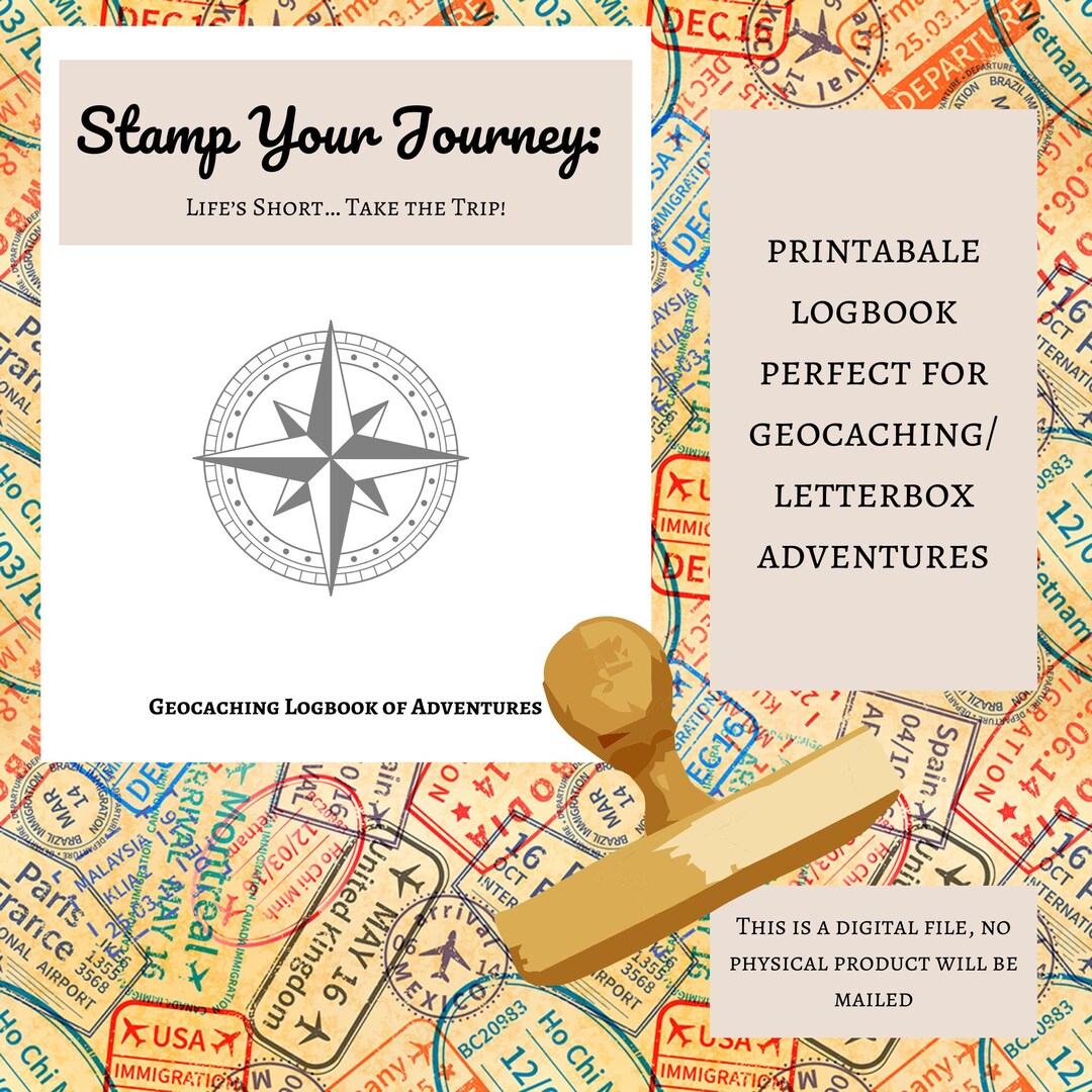 Geocaching Letterbox Logbook - Digital Download - Etsy