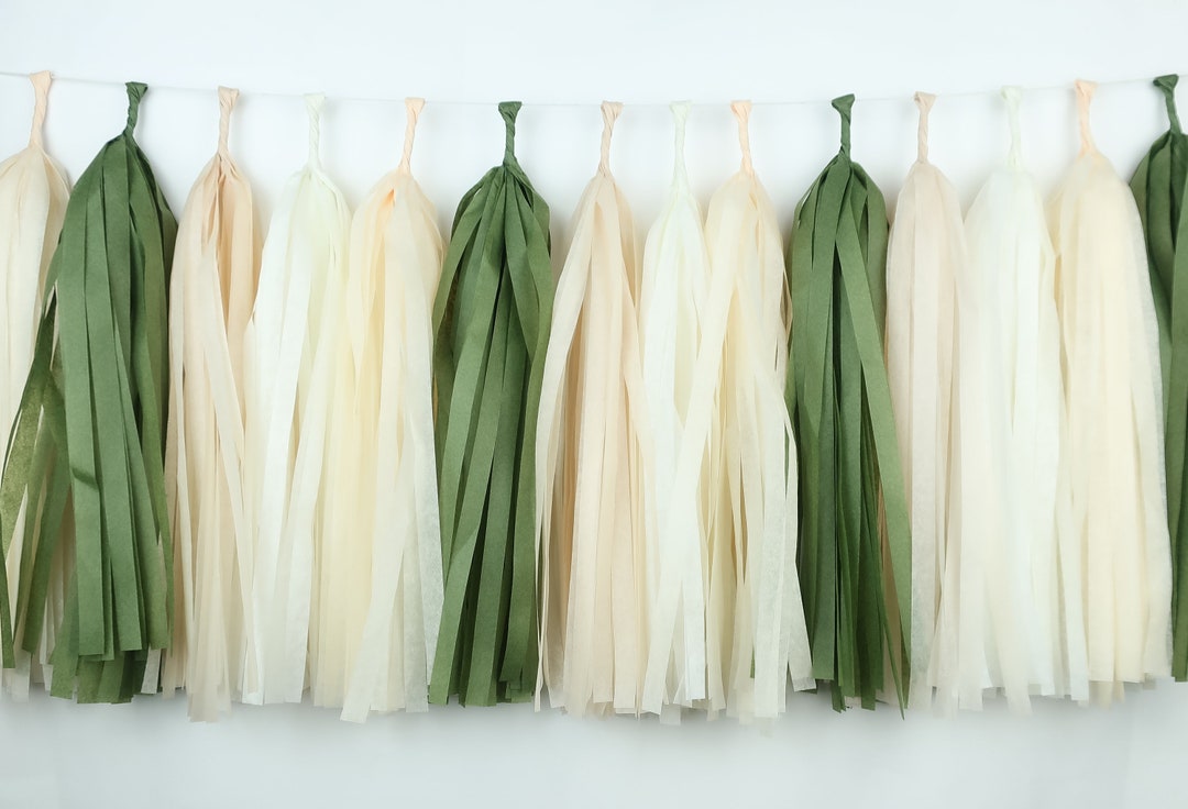 Camp Tissue Paper Tassel Garland - Happy Camper Birthday - Camp ...