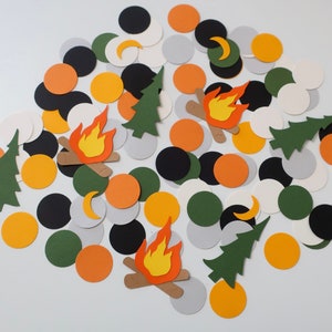 Little Explorer Confetti Happy Camper Camp Party First Birthday ...