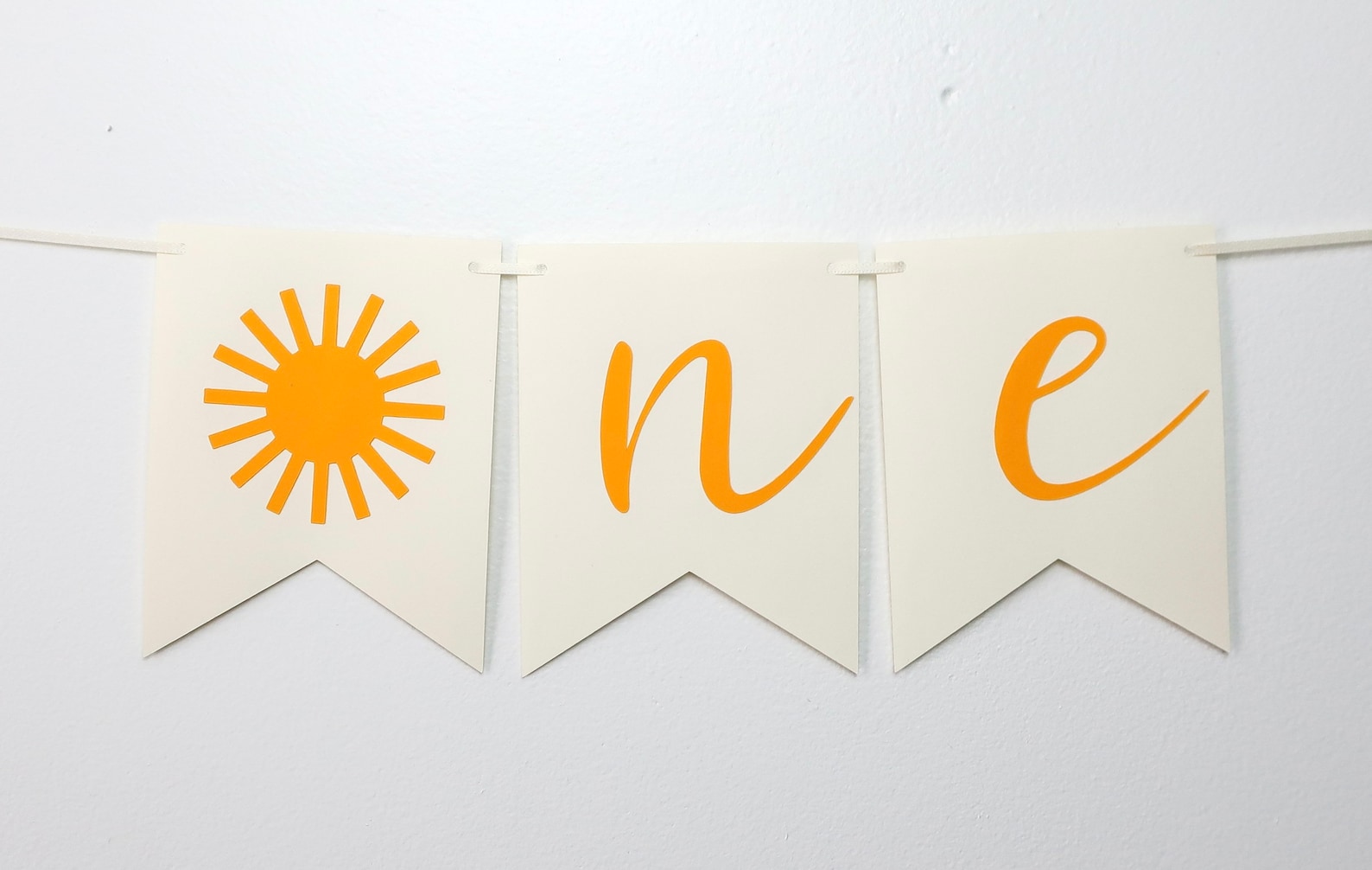 Muted Sunshine High Chair Banner - First Trip Around the Sun - Baby Boy ...