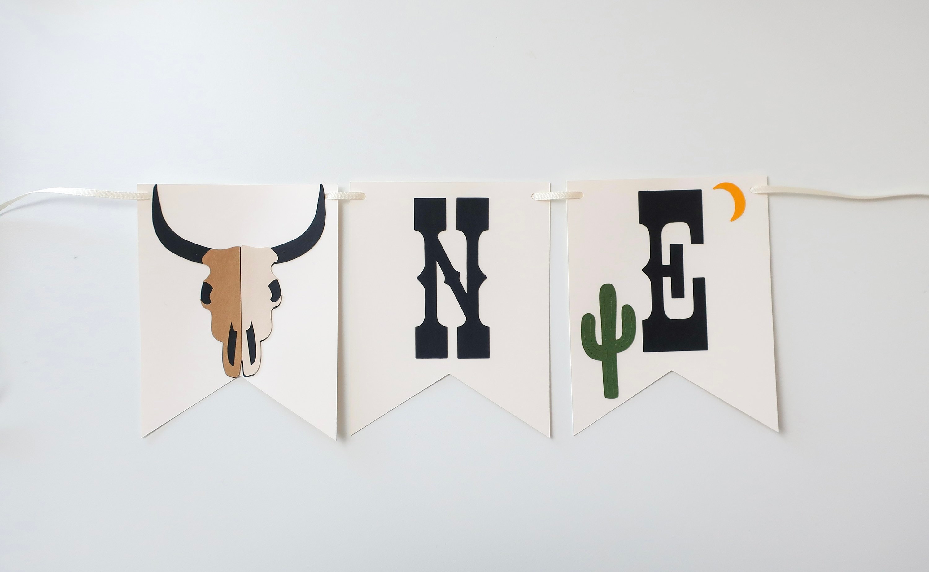 First Rodeo High Chair Banner Western Theme Birthday Bull - Etsy