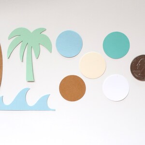 Muted Surf Party Confetti - Retro Surf’s up - Twobular Surfer - Dude - Surfboard - Beach - the ...