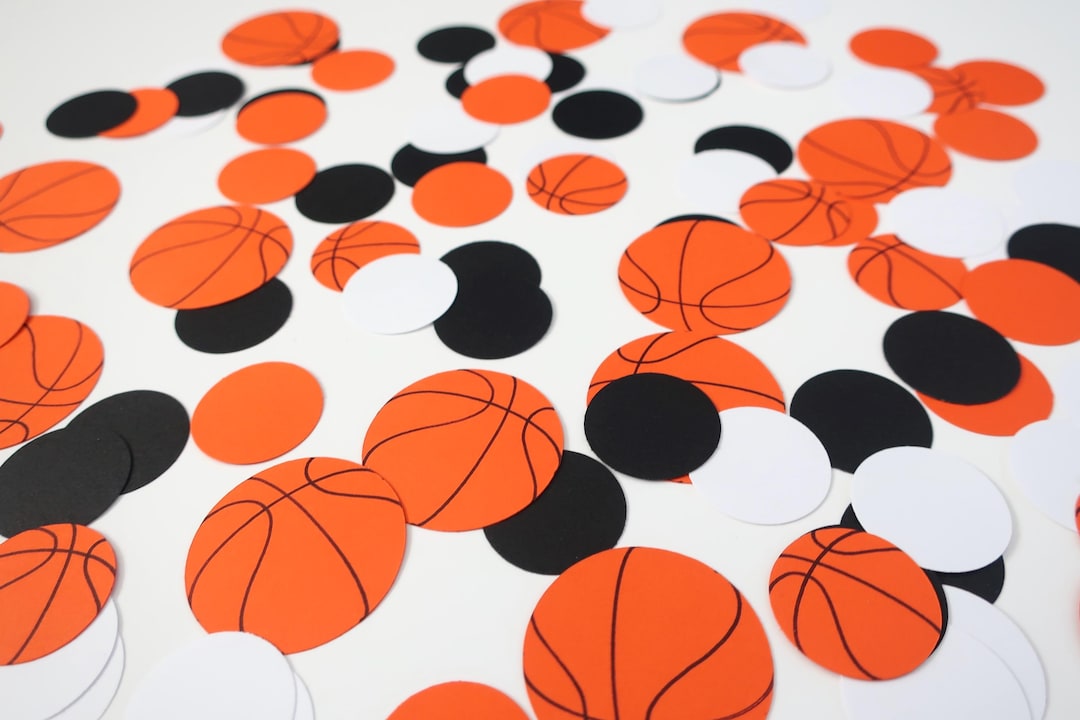 Basketball Confetti - Rookie of the Year - Baller - Ball - Sports Party ...