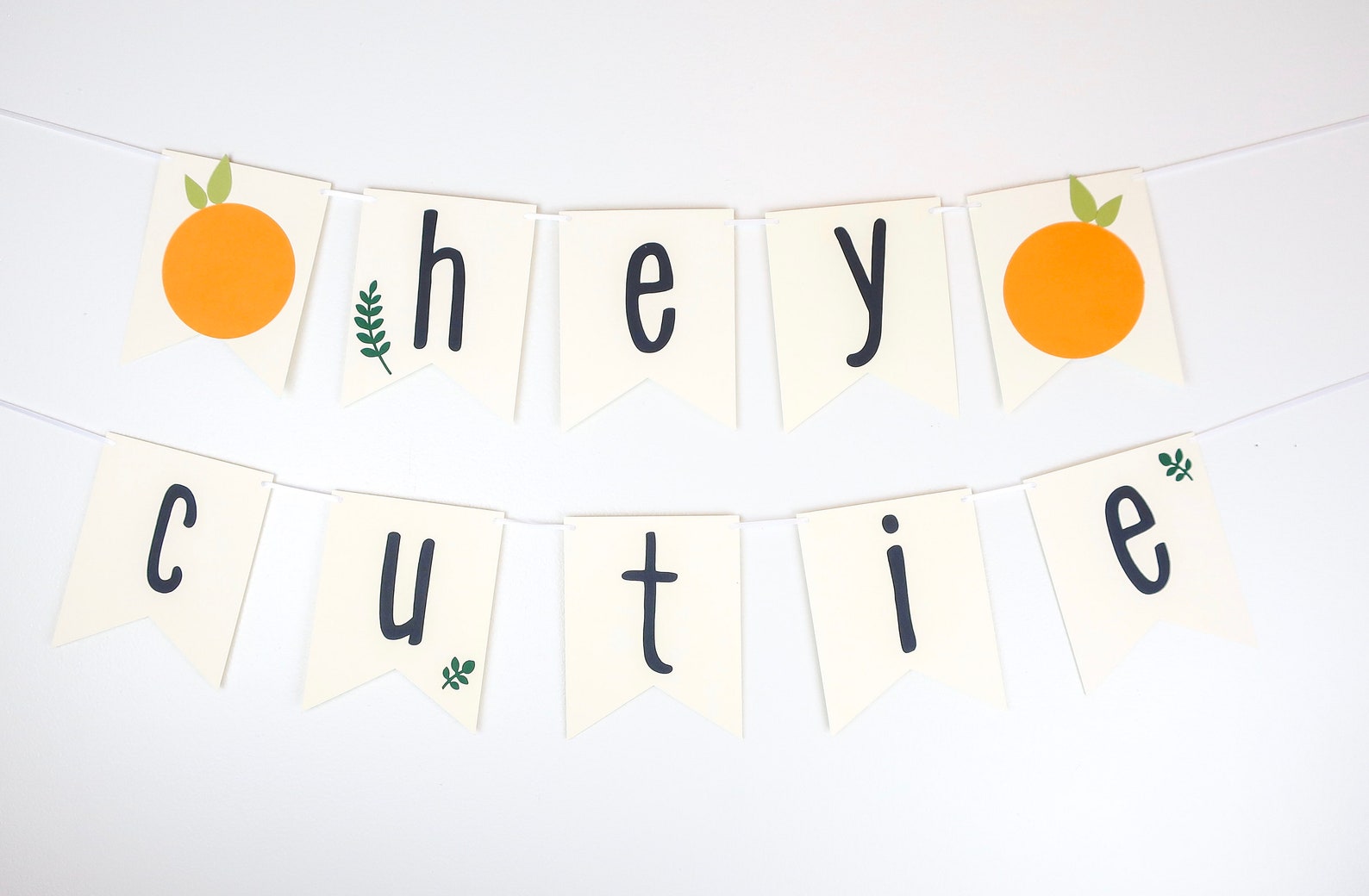 Little Cutie Banner Hey Cutie Darling Clementine Two - Etsy