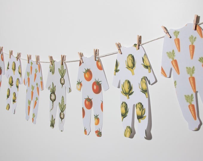 Locally Grown Baby Shower Bodysuit Decoration - Baby Farmer’s Market ...