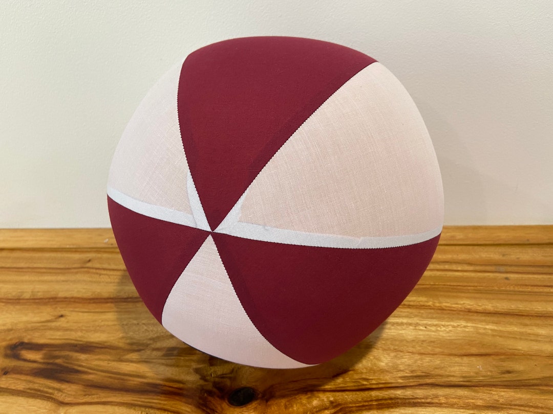 BALLOON BALL Cover, Maroon White, Educational Toy, Pool Ball, Special ...
