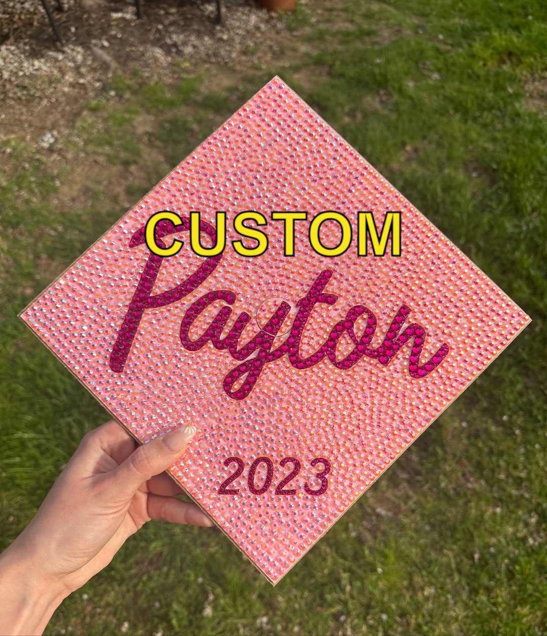 CUSTOM Barbie Jeweled Graduation Cap Topper - College Graduation High ...