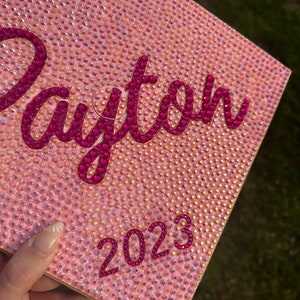 CUSTOM Barbie Jeweled Graduation Cap Topper - College Graduation High ...