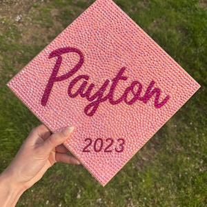 CUSTOM Barbie Jeweled Graduation Cap Topper - College Graduation High ...