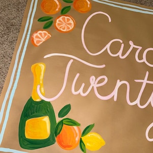 Custom Birthday Banner - Italian Summer Birthday, Aperol Spritz Party ...
