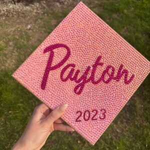 CUSTOM Barbie Jeweled Graduation Cap Topper - College Graduation High ...