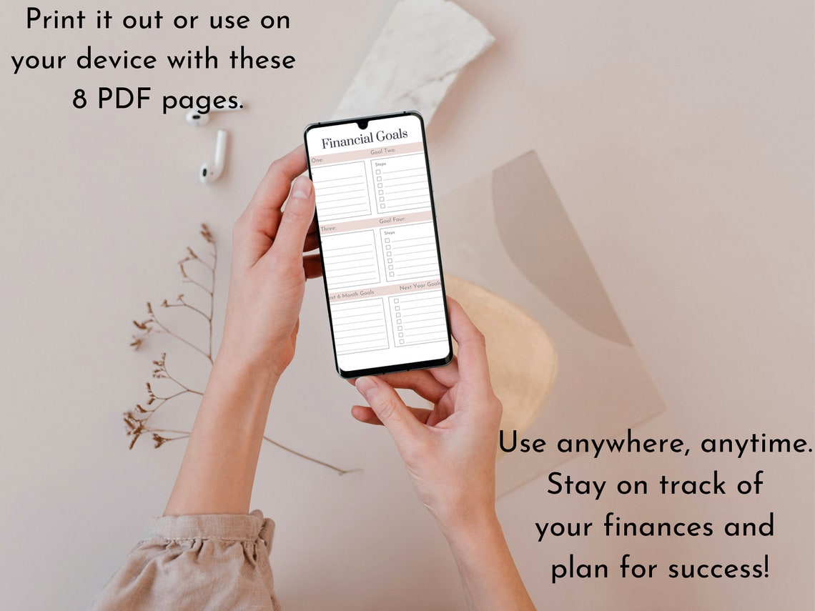 Digital Planner Habit Tracker Finance, Income, Expense, Budget Planner ...