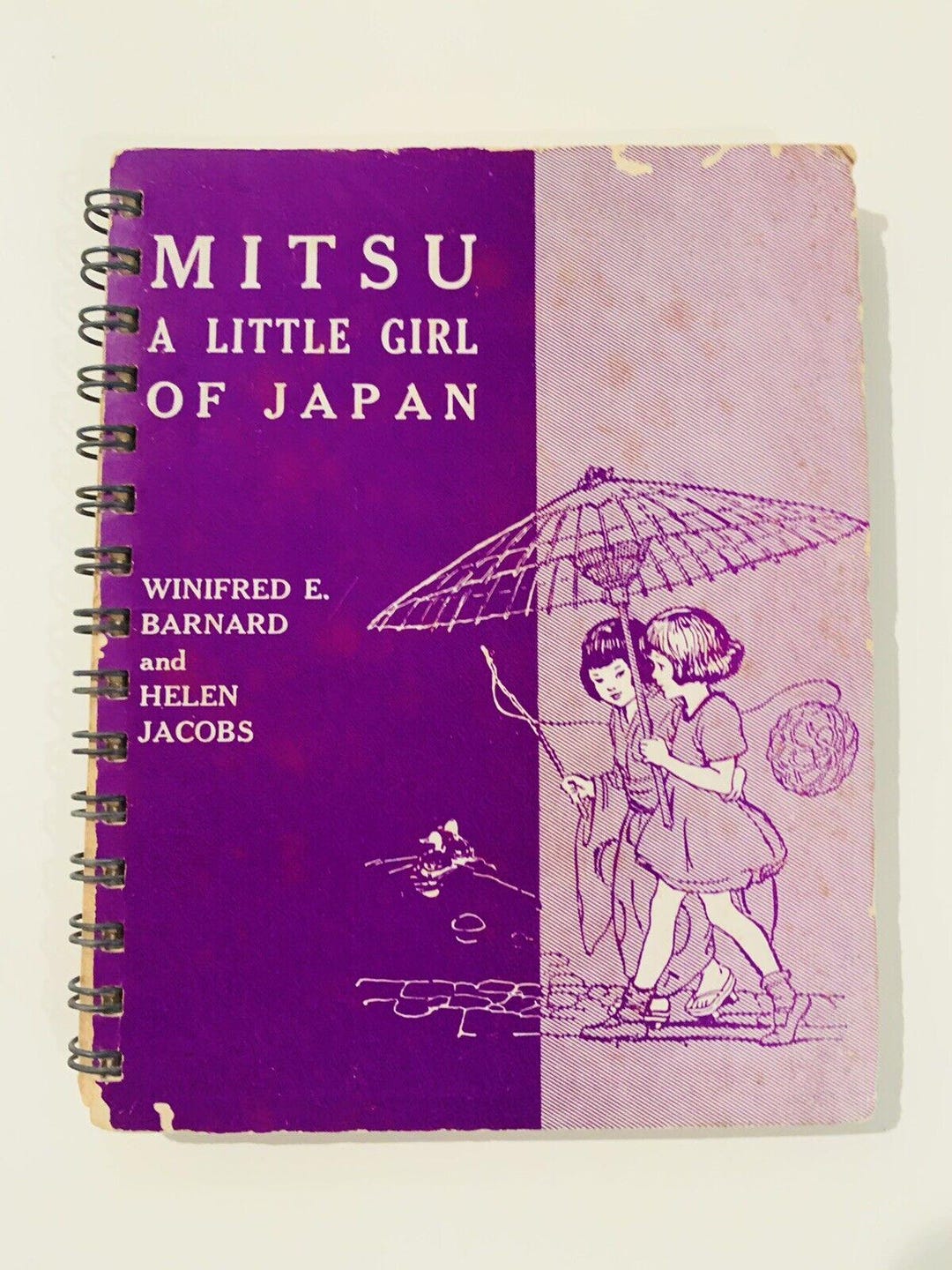 Mitsu A Little Girl of Japan Book Childrens Rare Vintage - Etsy