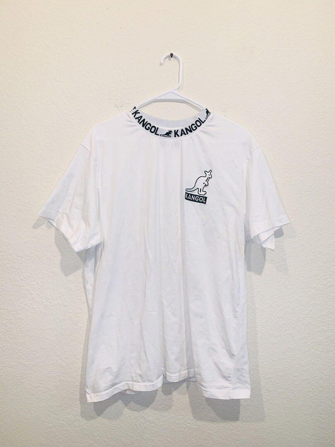 Vintage Kangol T Shirt Kangaroo Embroidered White XL - Etsy