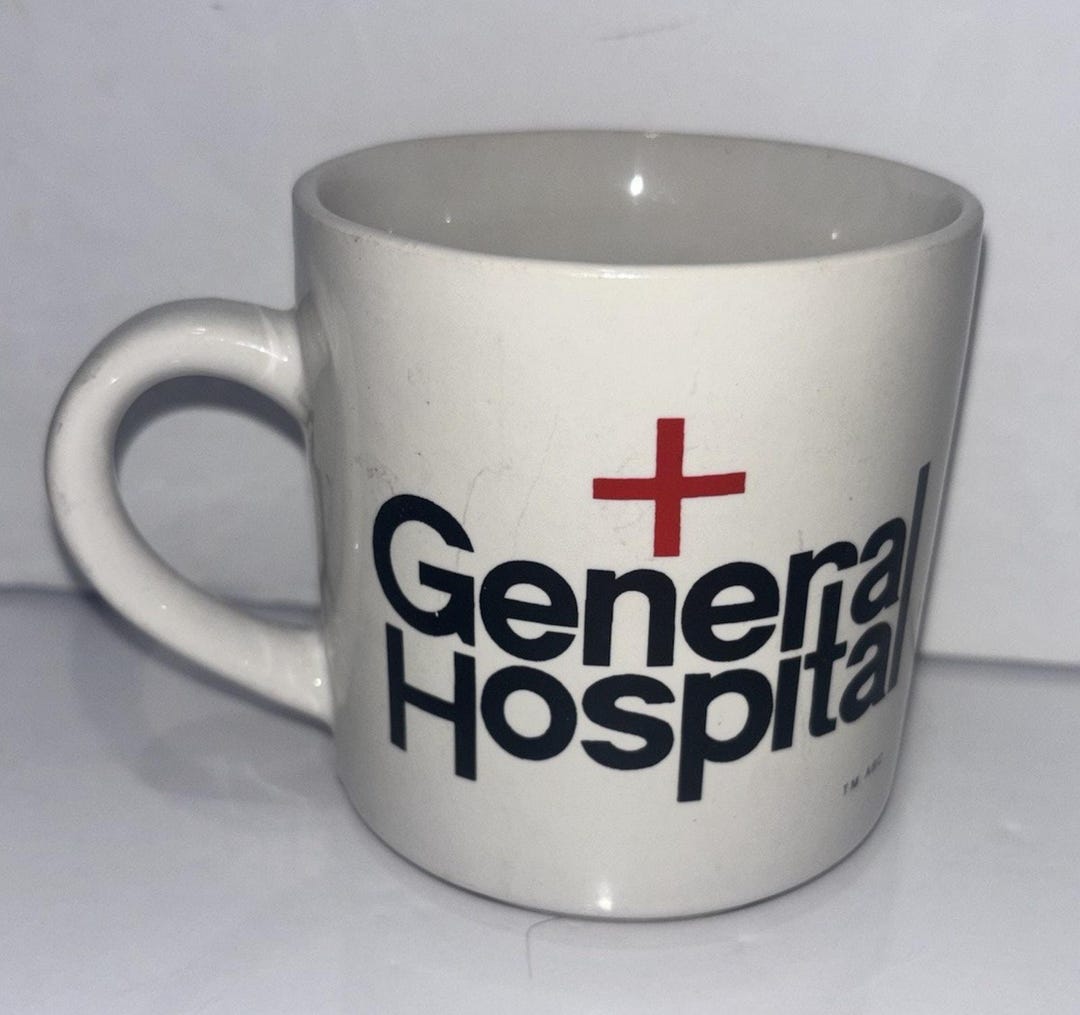 Vintage General Hospital Mug 80s Authentic - Etsy