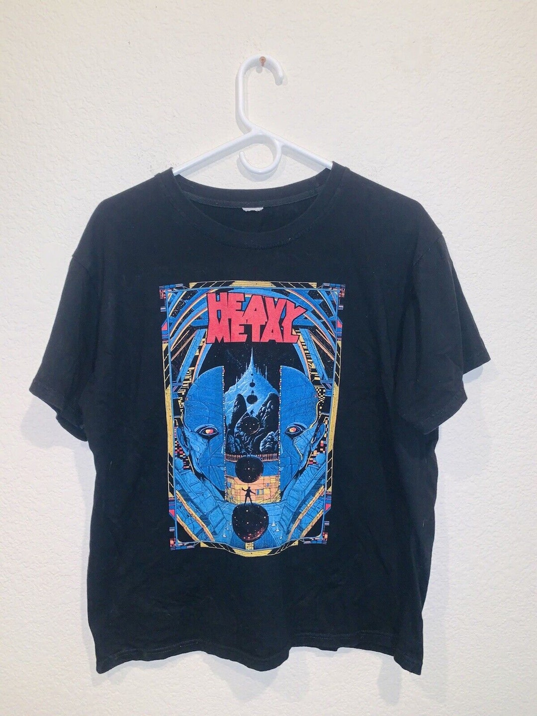 Vintage Heavy Metal T Shirt Black Medium Magazine Rare - Etsy