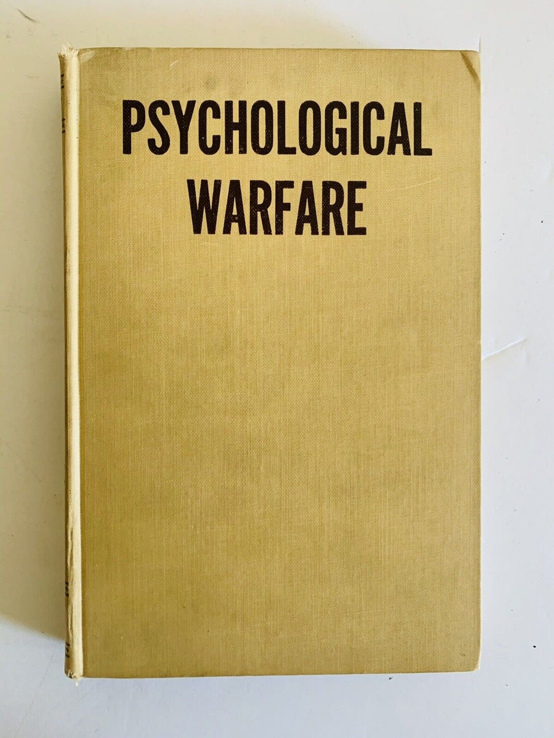 Psychological Warfare by Paul M. A. Linebarger First Edition - Etsy