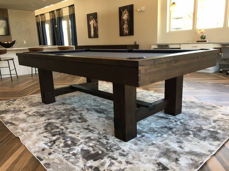 Rustic 8ft Reno Pool Table Barn Wood Style Reclaimed Wood Look - Etsy