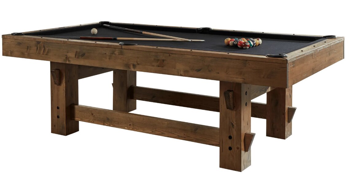8ft Harvest Bristol Pool Table Rustic Finish - Etsy