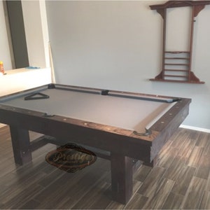 Rustic 8ft Reno Pool Table - Barn Wood Style - Reclaimed Wood Look - Etsy