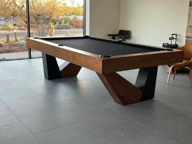 8ft Modern Annex Pool Table - Black Ash or Walnut - Etsy