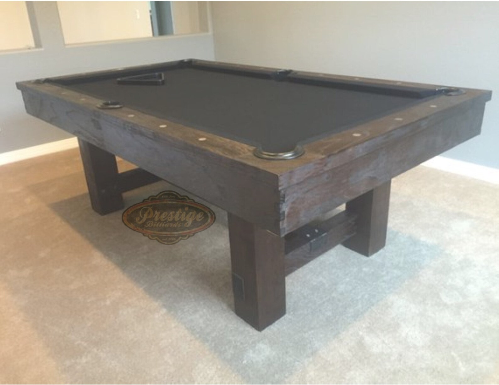 Rustic 8ft Reno Pool Table - Barn Wood Style - Reclaimed Wood Look - Etsy