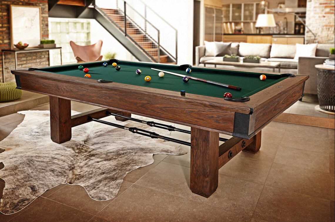 Brunswick Canton Pool Table in Black Forest Finish - Etsy