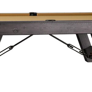 Savannah Pool Table in Charcoal Finish - Etsy