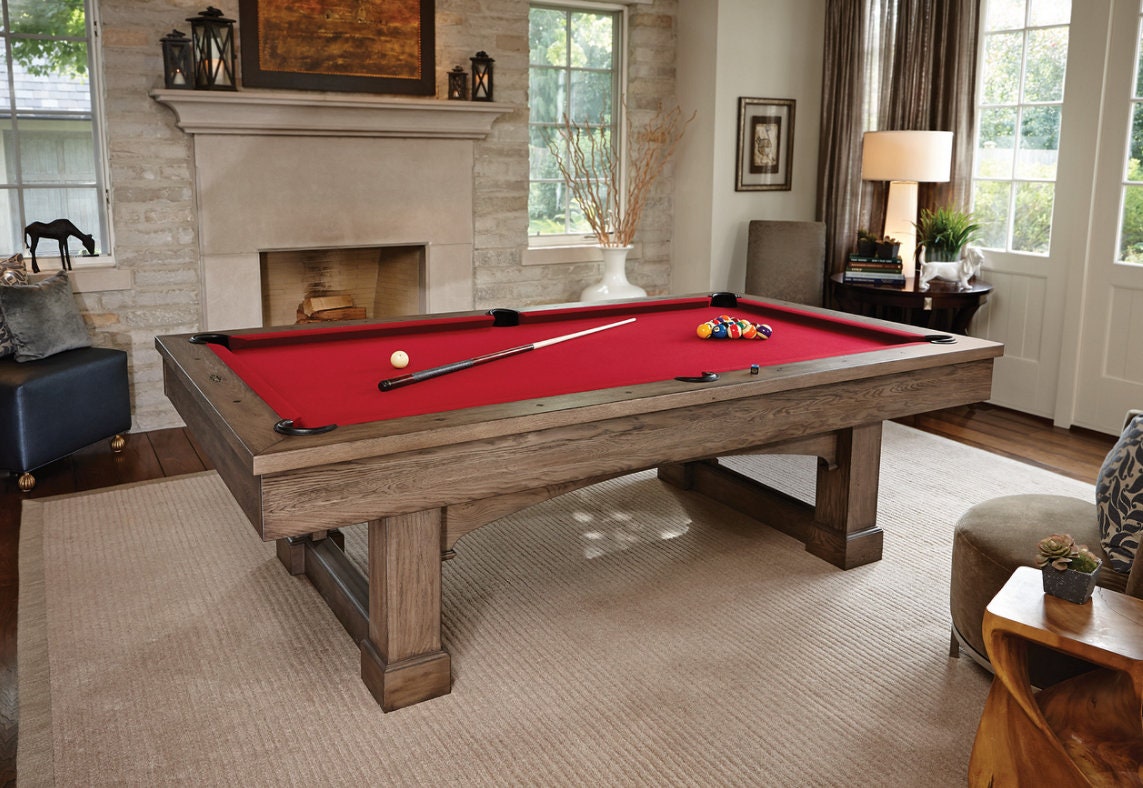 8ft Savanna Pool Table in Prairie Finish - Etsy