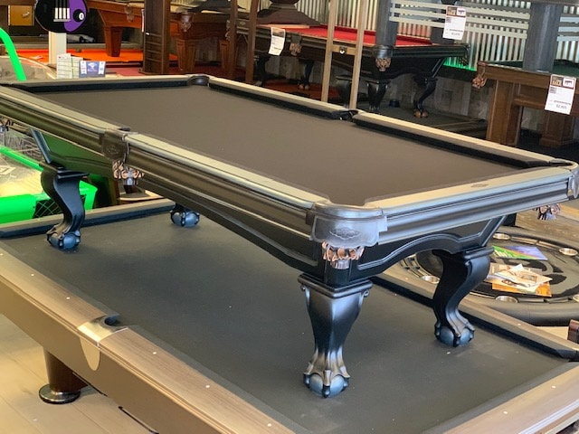 7ft or 8ft Poseidon Pool Table Matte Black & Titan Blue - Etsy