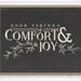 Good Tidings of Comfort and Joy, Art Print, Poster, Christmas Decor ...