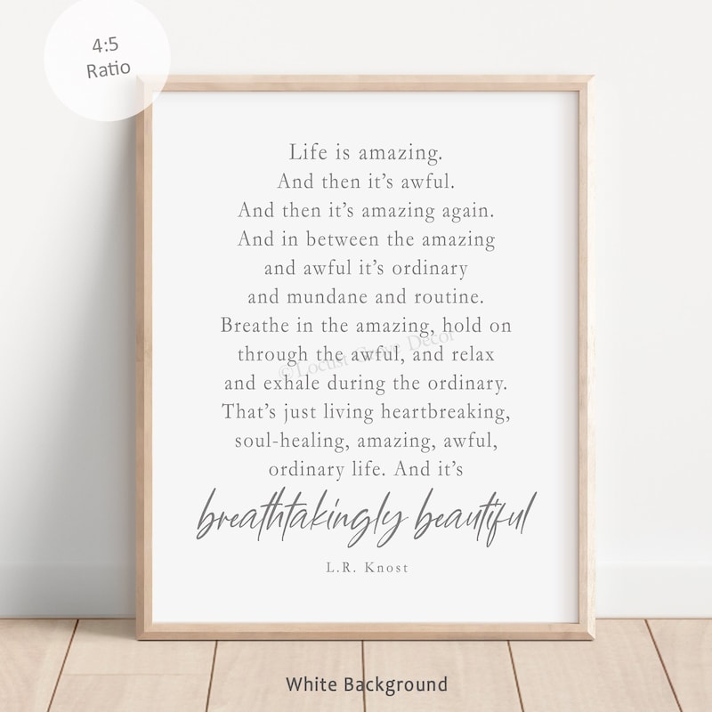 Life is Amazing - Etsy