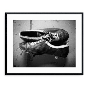 Sports Decor, Baseball Print, Antique Baseball Cleats Photography Art ...