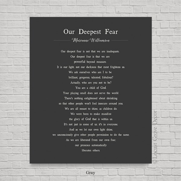 Our Deepest Fear - Etsy