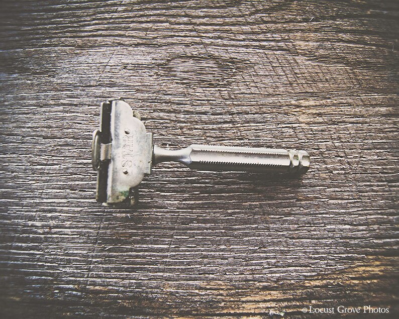 Star Razor Photography Art Print Vintage Barber Tools - Etsy