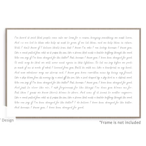 For Good Song Lyrics, Wicked the Musical Song Lyrics Art Print Poster ...