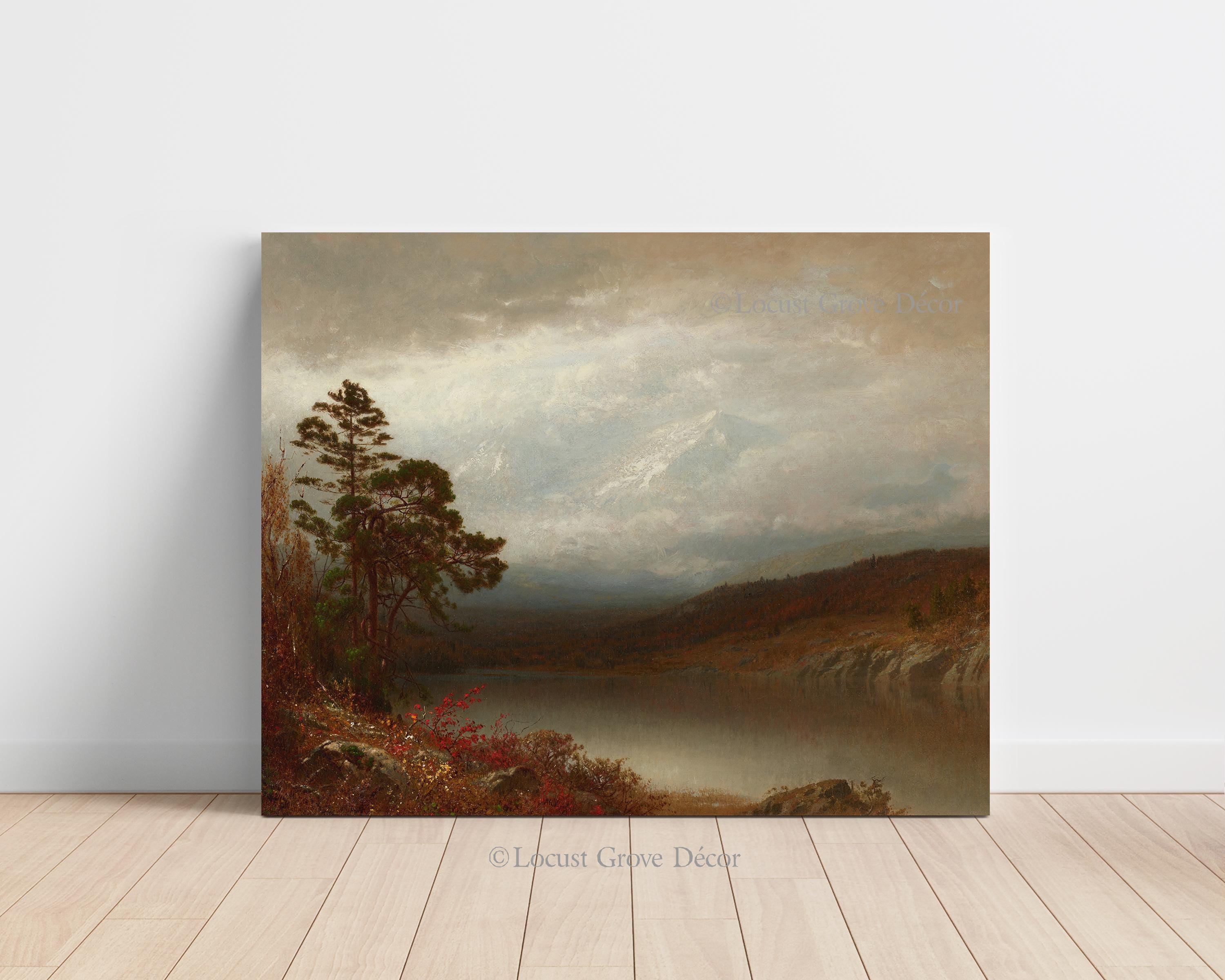 Autumn in the Adirondacks by Alexander Wyant Vintage Landscape Painting ...