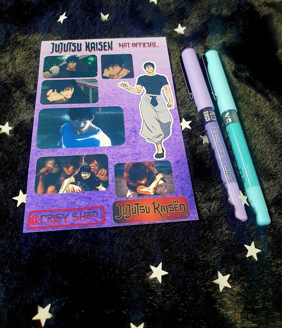 Jujutsu Kaisen Inspired Stickers Toji Fushiguro - Etsy