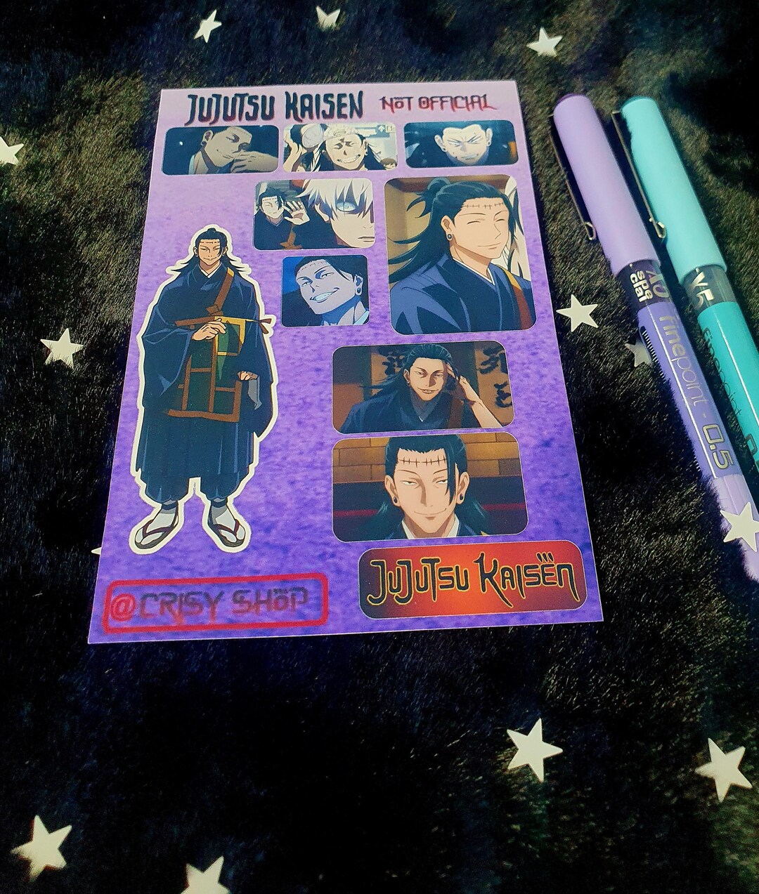 Jujutsu Kaisen Inspired Stickers Kenjaku - Etsy