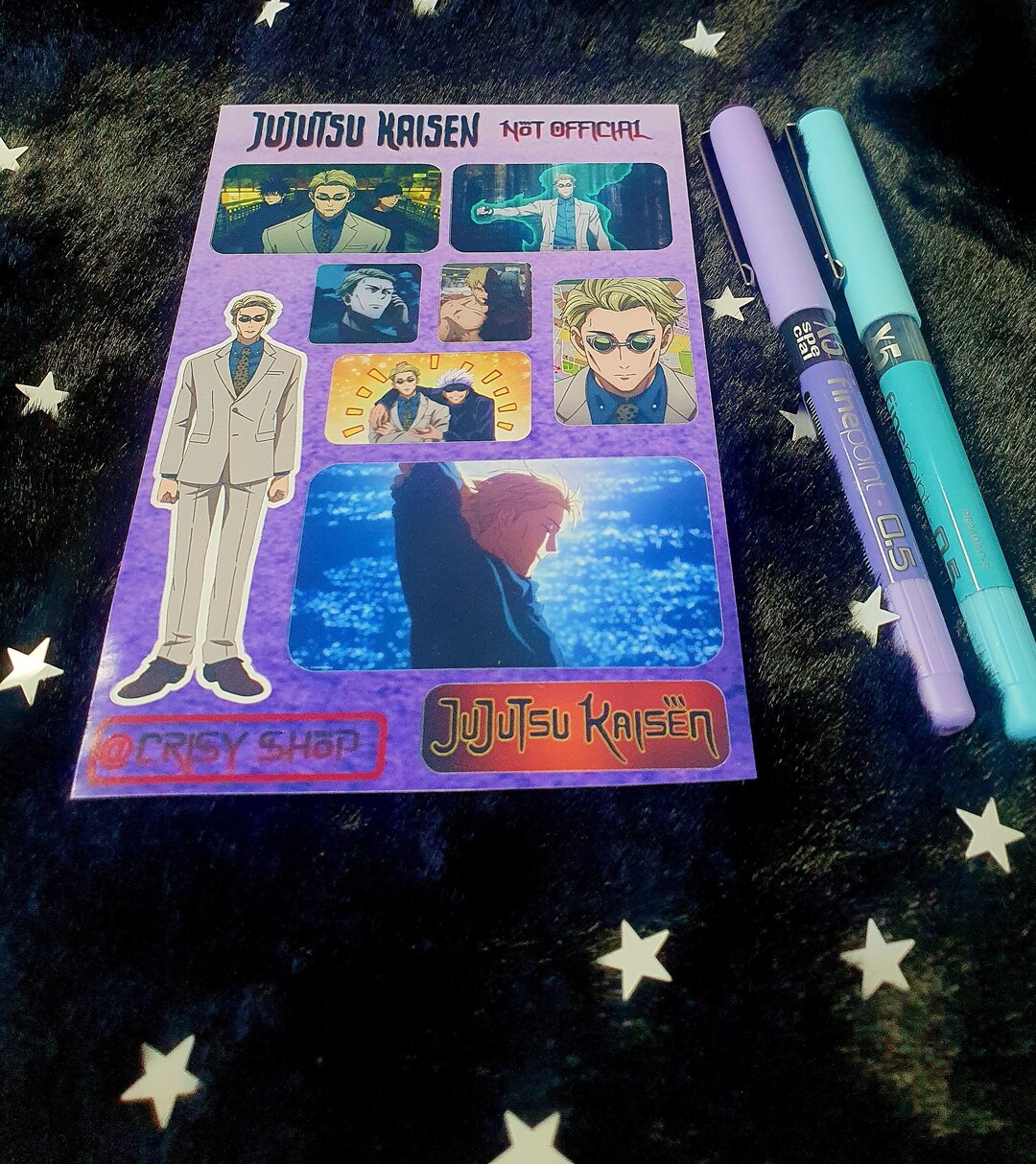 Jujutsu Kaisen Inspired Stickers Nanami - Etsy