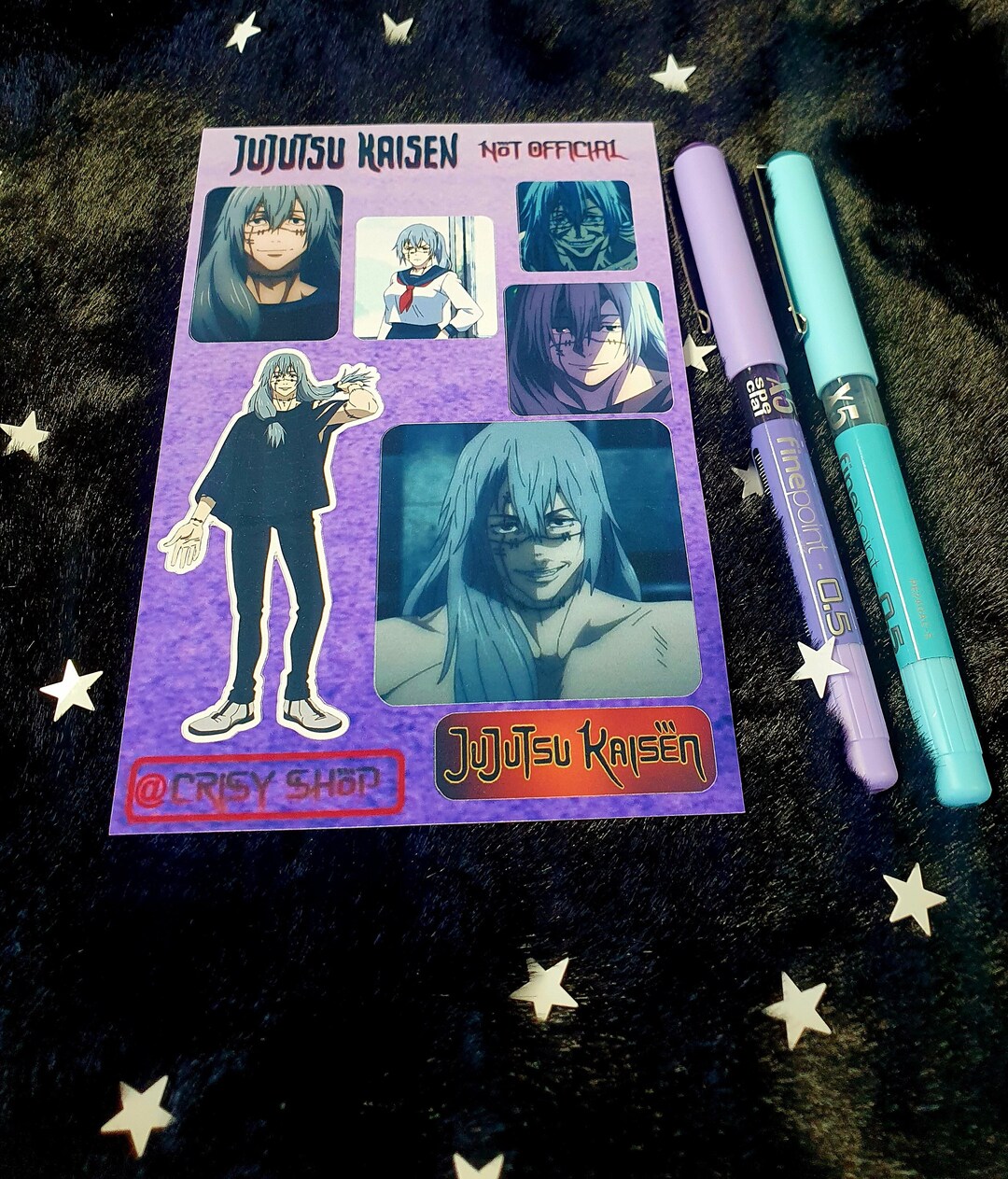 Jujutsu Kaisen Inspired Stickers Mahito - Etsy